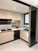 China Standard Modular Style Home Furniture  Modern Shaker Kitchen Cabinet for sale