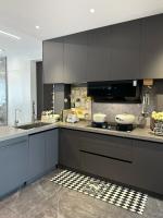 China Lacquer Cupboard Customized Own Design Modern Kitchen Plywood Wooden Cabinet for sale