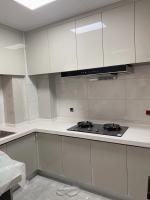 China Premium Textured Matte Kitchen Cabinets with Anti-Scratch Finish for sale