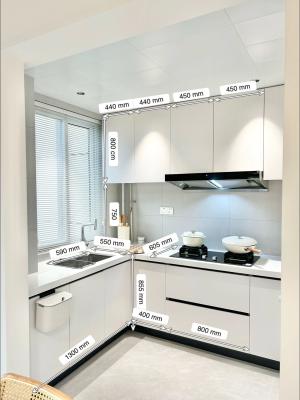 China Custom Matte Finish Anti-Scratch Kitchen Cabinets for sale