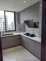 China Melamine Finish Kitchen Cabinet with Particle Board Carcase for sale