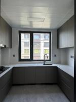 China Melamine Finish Kitchen Cabinet with Particle Board Carcase for sale