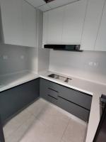 China Modern Kitchen Cabinet with Melamine Door Panel Customizable for sale