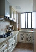 China L Shape Plywood Kitchen Cabinets with Quartz Countertop for sale