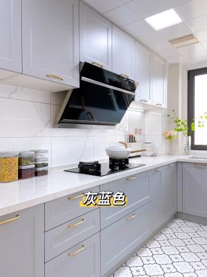 China Custom Shaker Melamine Kitchen Cabinets Modular Modern Design for sale