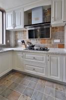 China Custom Shaker Melamine Kitchen Cabinets Modular Modern Design for sale