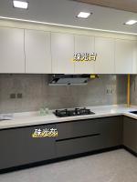 China Custom Shaker Melamine Kitchen Cabinets Modular Modern Design for sale