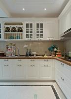 China Modern Kitchen Cabinets with MDF Plywood Doors for Residence Hotel for sale