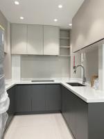 China Modern Kitchen Cabinets with Quartz Granite Marble Countertops for sale
