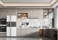 China Modern Kitchen Cabinet with Melamine or Plywood Carcase for sale