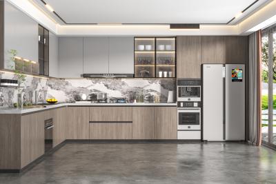 China Modern Kitchen Cabinet with Melamine or Plywood Carcase for sale