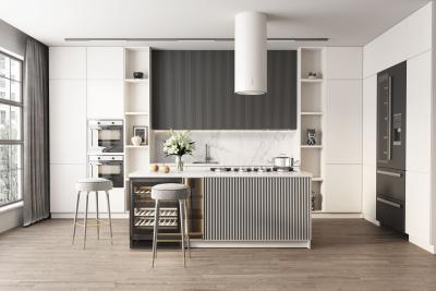 China Customized Kitchen Cabinet with Quartz Granite Marble Countertop for sale