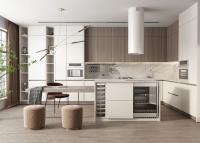 China Residence/Apartment/Hotel Water Proof Cabinet Melamine Kitchen Cabinet for sale