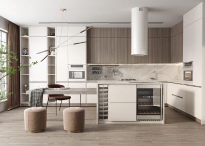 China Residence/Apartment/Hotel Water Proof Cabinet Melamine Kitchen Cabinet for sale