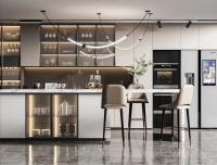 China Custom Apartment Kitchen Cabinets Modern Cupboard For Apartment for sale