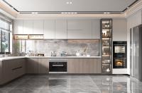 China Wood Kitchen Cabinets Modern Cupboard Cabinet Custom Cabinetry Manufacturing for sale