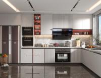 China Wood Kitchen Cabinets Modern Cupboard Cabinet Custom Cabinetry Manufacturing for sale
