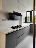 China Small Apartment Kitchen Cabinets Ready To Assemble Compact Kitchenette for sale
