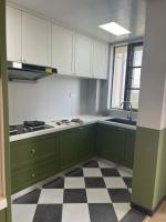 China Custom American Style Kitchen Cabinet with Island Plywood for sale
