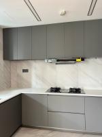 China Custom American Style Kitchen Cabinet with Island Plywood for sale