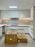 China Custom Modular Kitchen Cabinet with Quartz Granite Marble Countertop for sale