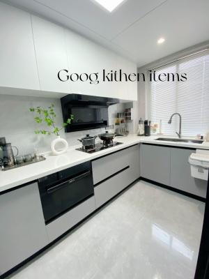 China Custom Modern Kitchen Cabinets with Island Free Design for sale