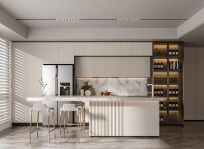 China Modular Kitchen Cabinets for Small Spaces - MDF & Plywood for sale
