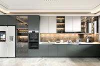 China Modular Kitchen Cabinets MDF Plywood Custom Sizes for sale
