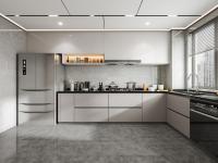 China One-Stop Designs Factory Customized Modern High Gloss Kitchen Cabinet Sets for sale