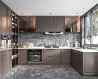 China Guangzhou Small Kitchen Design Philippines Custom Kitchen Cabinet For Home for sale