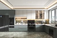 China Customizable Modern Kitchen Cabinets for Villas Moisture-Resistant for sale