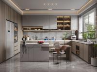 China Modern Acrylic Kitchen Cabinet for Apartments and Hotels for sale