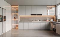 China Modern Kitchen Cabinet with MDF Carcase and Blum Hardware for sale