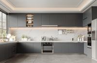 China Modern Modular Kitchen Cabinet with MDF Door & Particle Board Carcase for sale