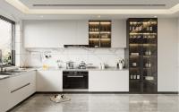 China Modern Kitchen Cabinet with Granite Countertop Custom Design for sale