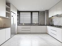 China Customizable Waterproof Wood Kitchen Cabinet with Marble Top for sale