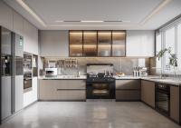 China Modern Kitchen Cabinet with Customized Color and Durable Materials for sale