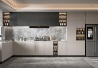 China U Shaped Kitchen Cabinets with Self Closing Doors for sale