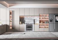 China Modern Kitchen Cabinet Set with Sink Faucet and Accessories for sale