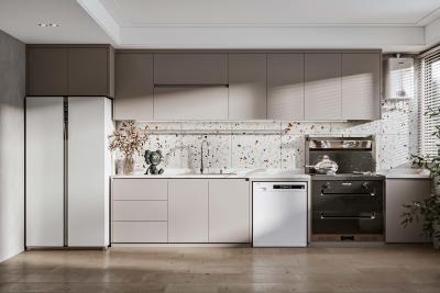 China Modern Modular Kitchen Cabinet MDF Plywood Storage for sale