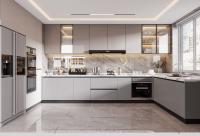China Modern Modular Kitchen Cabinet MDF Plywood Storage for sale