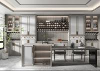 China Fireproof Modular Kitchen Cabinet with Sink and Appliances for sale