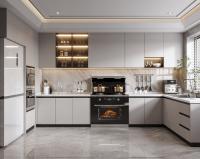 China Modular Kitchen Cabinet Sets MDF Plywood for Apartments Hotels for sale