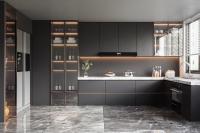 China Modular Kitchen Cabinet Sets MDF Plywood for Apartments Hotels for sale