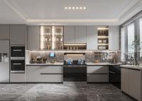 China Modular Kitchen Cabinet Sets MDF Plywood for Apartments Hotels for sale