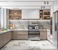 China Modular Kitchen Cabinet with Drawer Sink for Modern Homes for sale