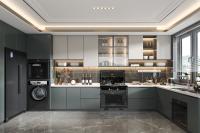 China Modular Kitchen Cabinet with Drawer Sink for Modern Homes for sale