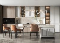 China Modern Kitchen Cabinet Custom Wooden Modular Design for sale