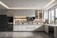 China Modern Kitchen Cabinet Modular Minimalist Design MDF Plywood for sale