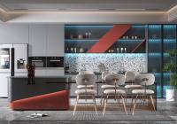 China Custom Wooden Kitchen Cabinet Modular Design MDF Plywood for sale
